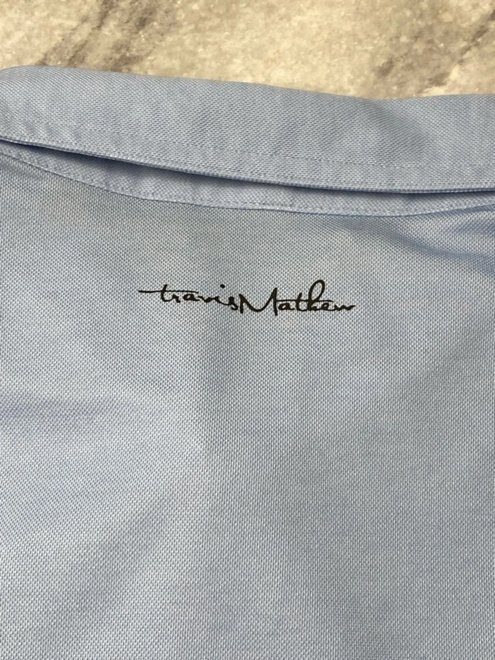 Travis Mathew | Shirts | Travis Mathew Sky Blue Performance Polo | Poshmark